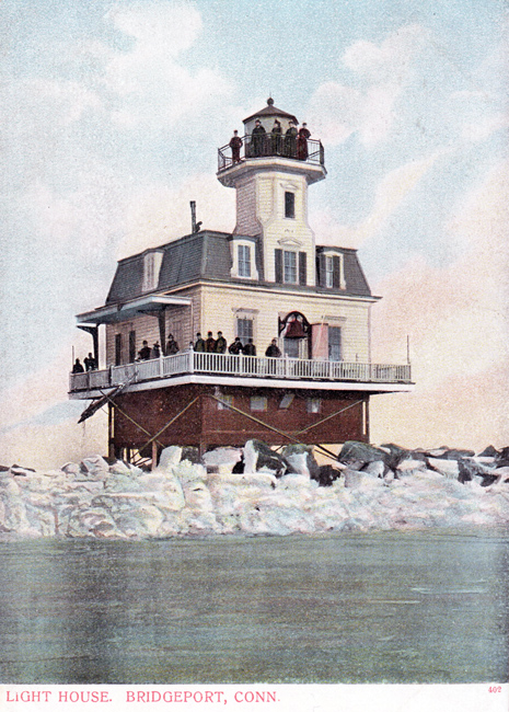 Bridgeport Harbor Lighthouse, Connecticut at Lighthousefriends.com