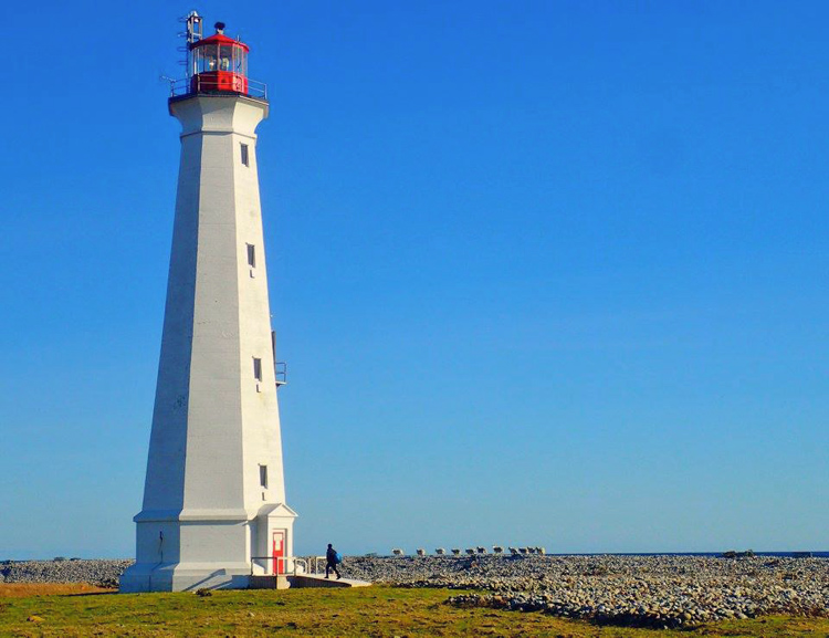 Cape Sable Lighthouse, Nova Scotia Canada at Lighthousefriends.com