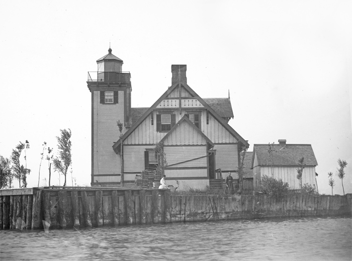Grassy Island South Range Lighthouse, Michigan at Lighthousefriends.com