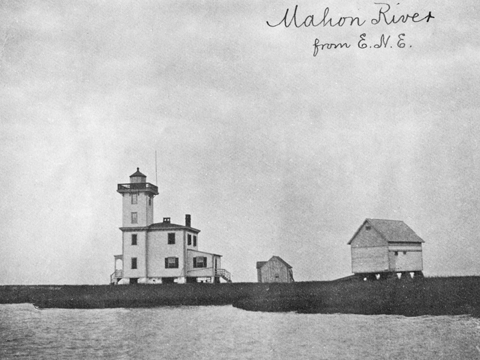 Mahon River Lighthouse, Delaware at Lighthousefriends.com