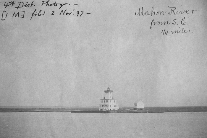 Mahon River Lighthouse, Delaware at Lighthousefriends.com