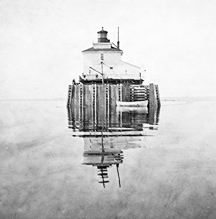 Navy Bar Lighthouse, New Brunswick Canada at Lighthousefriends.com