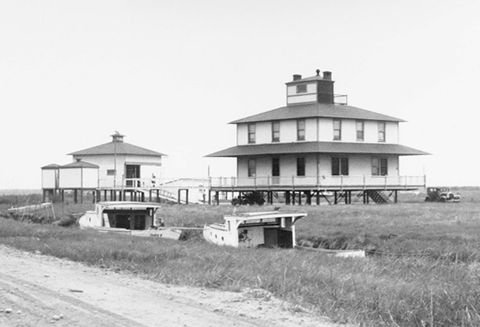 Mahon River Lighthouse, Delaware at Lighthousefriends.com