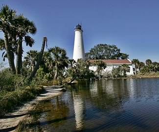St. Marks Lighthouse, Florida at Lighthousefriends.com