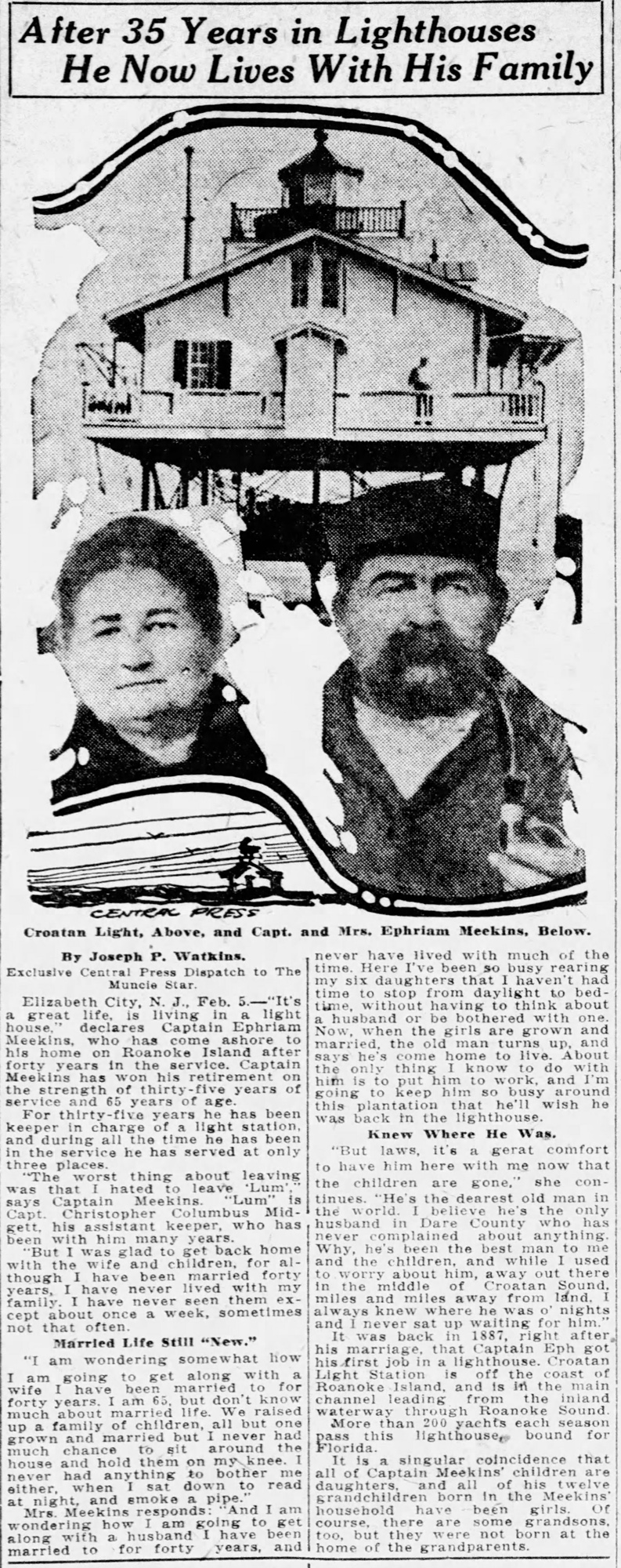 Croatan Lighthouse, North Carolina at Lighthousefriends.com