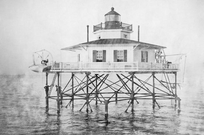 Windmill Point Lighthouse, Virginia at Lighthousefriends.com