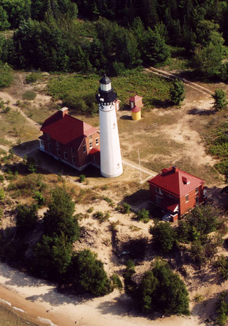 Au Sable Point Lighthouse, Michigan at Lighthousefriends.com