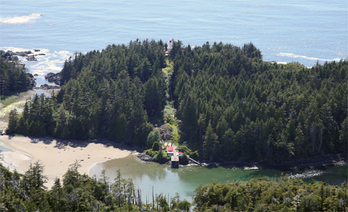 Cape Beale Lighthouse, British Columbia Canada at Lighthousefriends.com