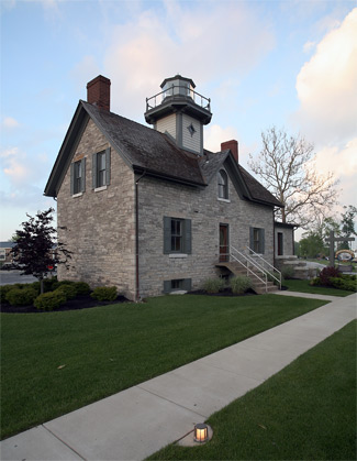 Cedar Point Lighthouse, Ohio at Lighthousefriends.com