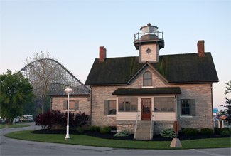 Cedar Point Lighthouse, Ohio at Lighthousefriends.com