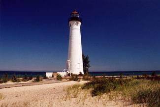 Crisp Point Lighthouse, Michigan at Lighthousefriends.com