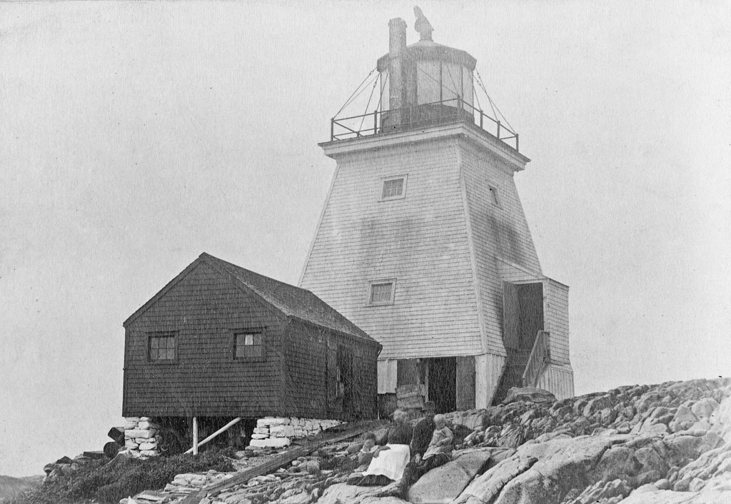 Lockeport Gull Rock Lighthouse Nova Scotia Canada At