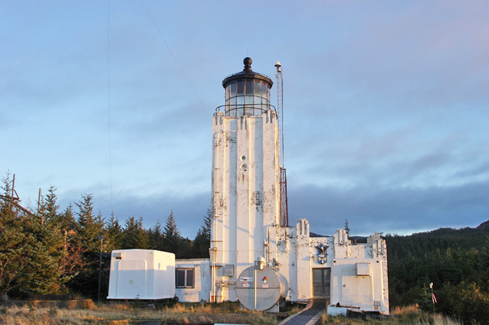 Cape Hinchinbrook Lighthouse, Alaska at Lighthousefriends.com