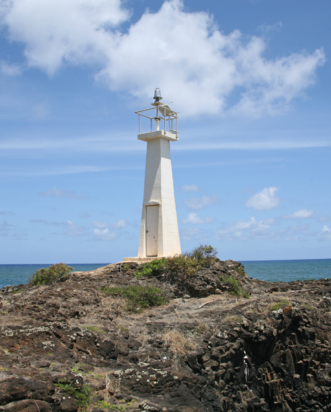 Minor light of Kaua'i - Kuki'i Point Lighthouse, Hawaii at ...