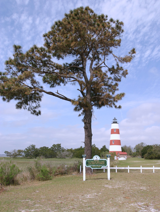 Sapelo Island Lighthouse, Georgia at Lighthousefriends.com