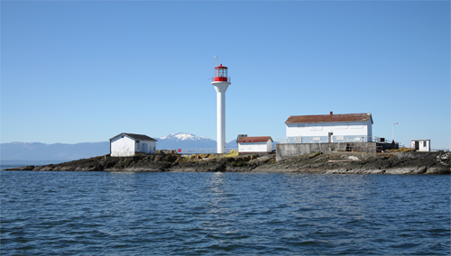 Sisters Islets Lighthouse, British Columbia Canada at Lighthousefriends.com