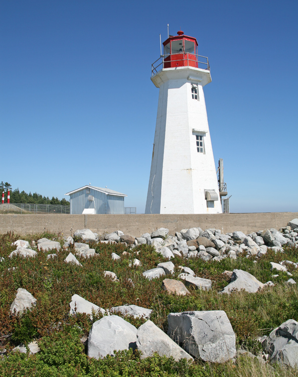 Western Head Lighthouse, Nova Scotia Canada at Lighthousefriends.com