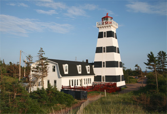 West Point Lighthouse, Prince Edward Island Canada at Lighthousefriends.com